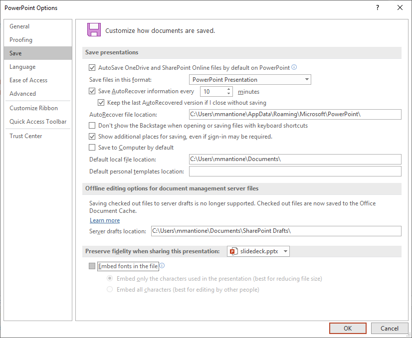 Remove Embedded Fonts GlobalMeet Support Center